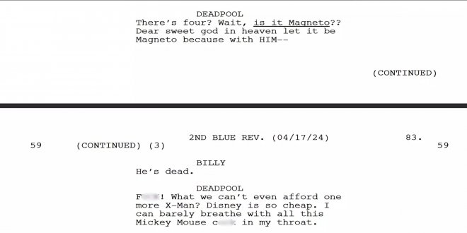 Original Deadpool & Wolverine Script Reveals The X-Rated Joke Disney ...